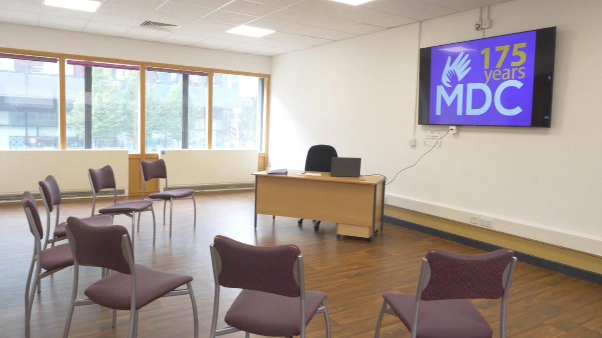 Manchester Deaf Centre - Booth Room